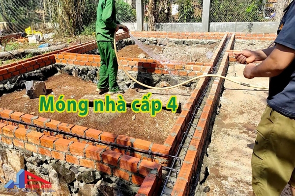 Móng nhà cấp 4 mái tôn và chi phí làm móng chi tiết - Xây Dựng Hùng Anh
